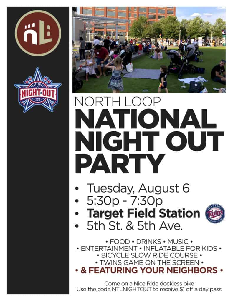 National Night Out Party at Target Field Plaza - North Loop ...