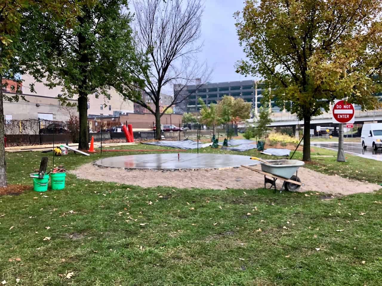 Foundation Poured For North Loop Sculpture - North Loop Neighborhood ...