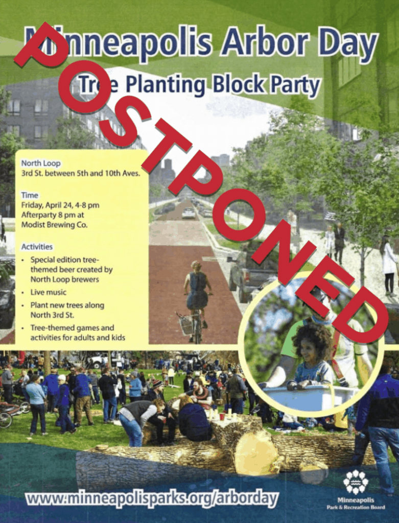 Tree-Planting Block Party Called Off - North Loop Neighborhood Association
