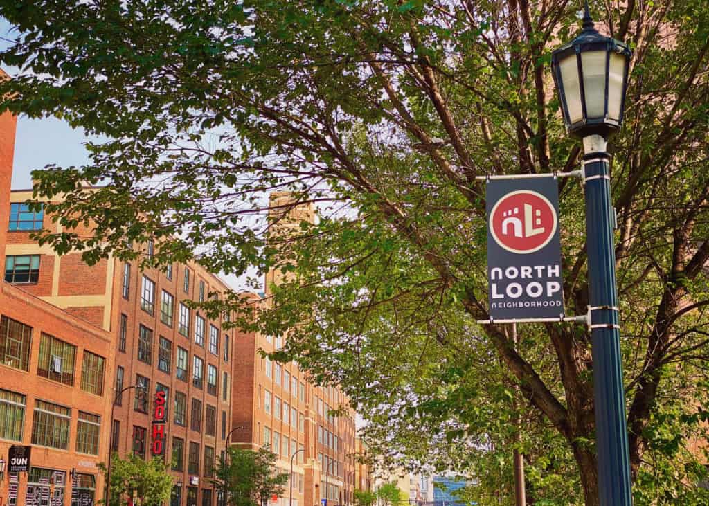 North Loop Neighborhood of Minneapolis, MN