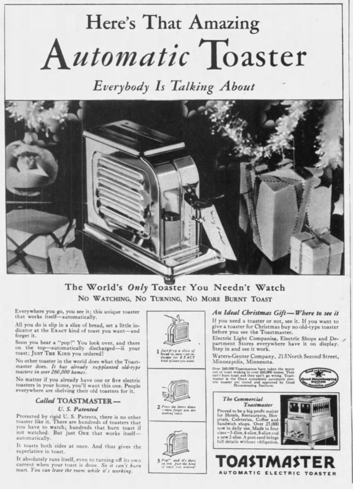 Loop Back: World's First Pop-Up Toaster - North Loop Neighborhood ...
