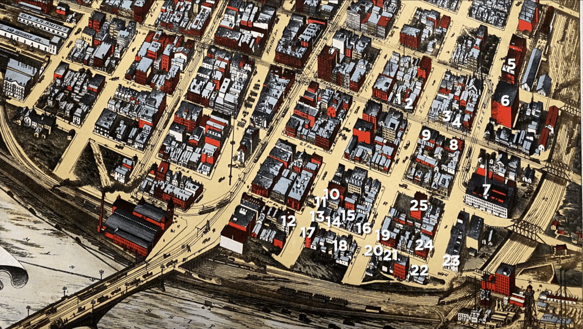 1891 Map Shows Several Buildings Still Here - North Loop Neighborhood ...